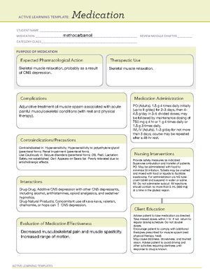 Montelukast - Ati med temp - ACTIVE LEARNING TEMPLATES Medication ...