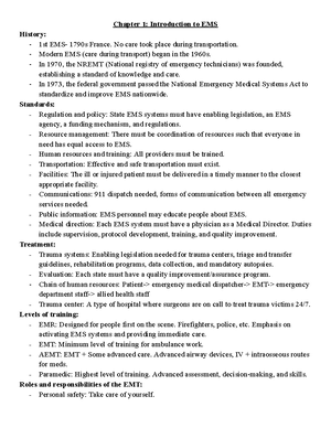 EMT Notes Chapt 9 - Chpt 9 Patient Assessment The assessment process is ...