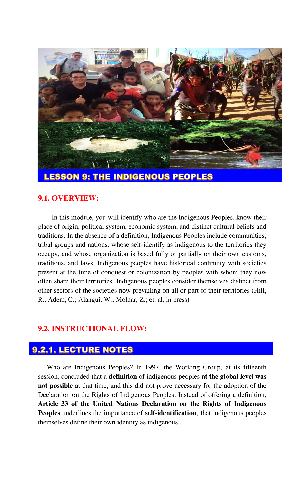 Module 3 Presentation Lesson 9-1 - 9 .1. OVERVIEW: In this module, you ...