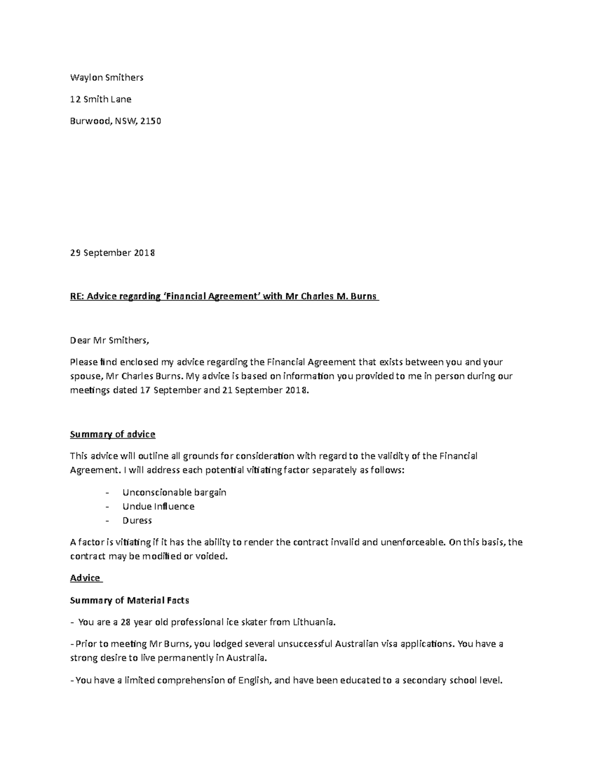 HD Example 2 - Smithers 2018 - Waylon Smithers 12 Smith Lane Burwood ...