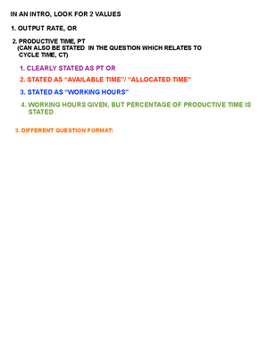 Tutorial W8 - WORK Measurement - TUTORIAL W8 – WORK MEASUREMENT ...