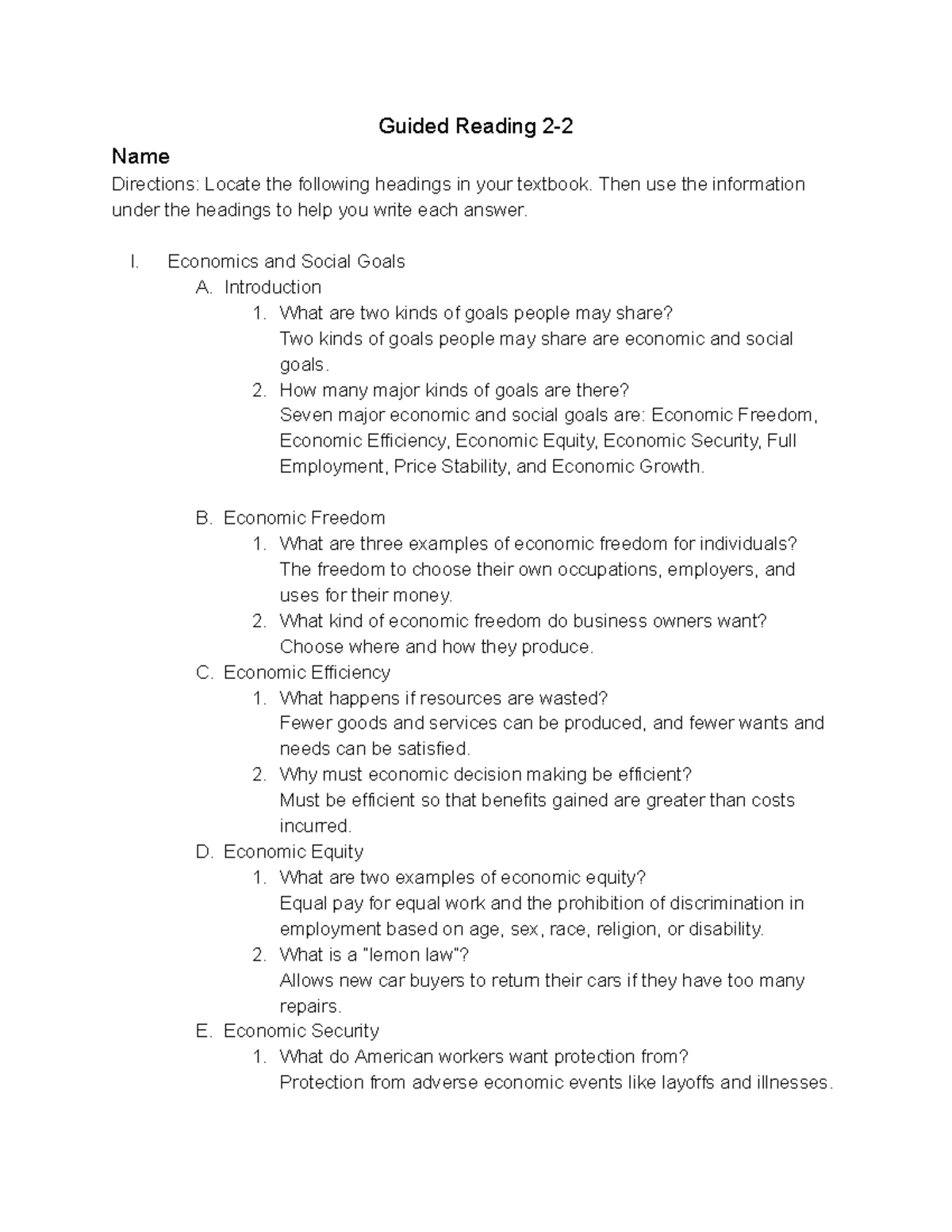 Copy of Guided Reading 2-2 - Guided Reading 2- Name Directions: Locate ...