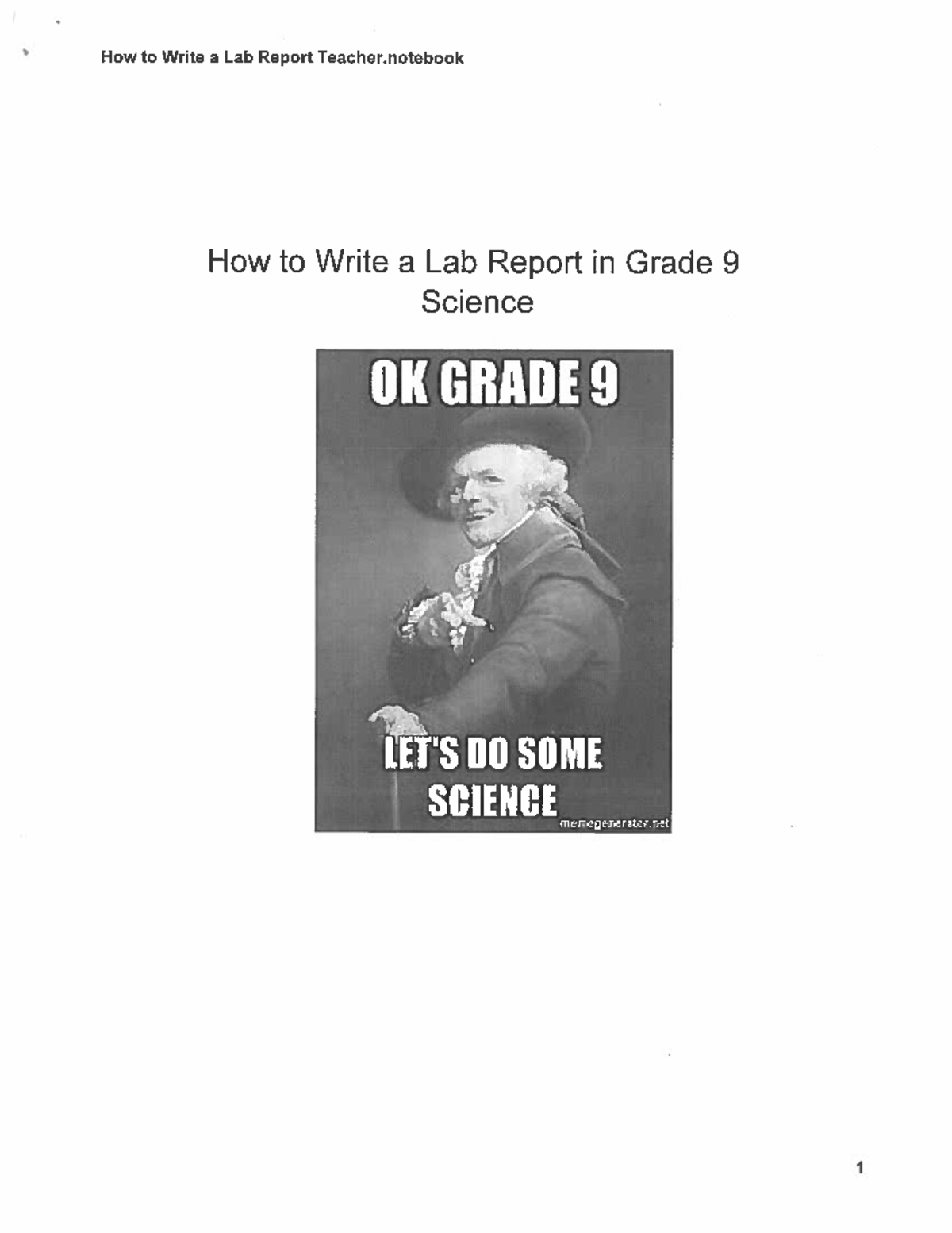 L6 How to Write a Lab Report FULL Lesson with Answers - Studocu