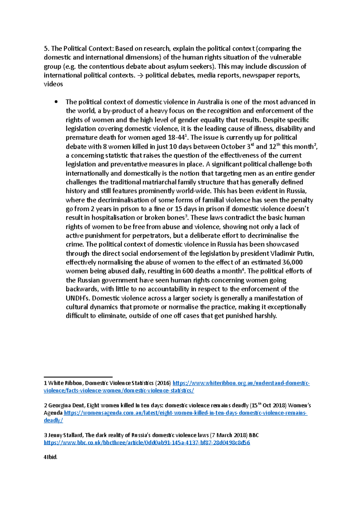 LEX political section - The Political Context: Based on research ...