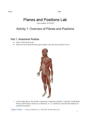 Lab manual axial skeleton atlas - PRE!LAB EXERCISES When studying the ...