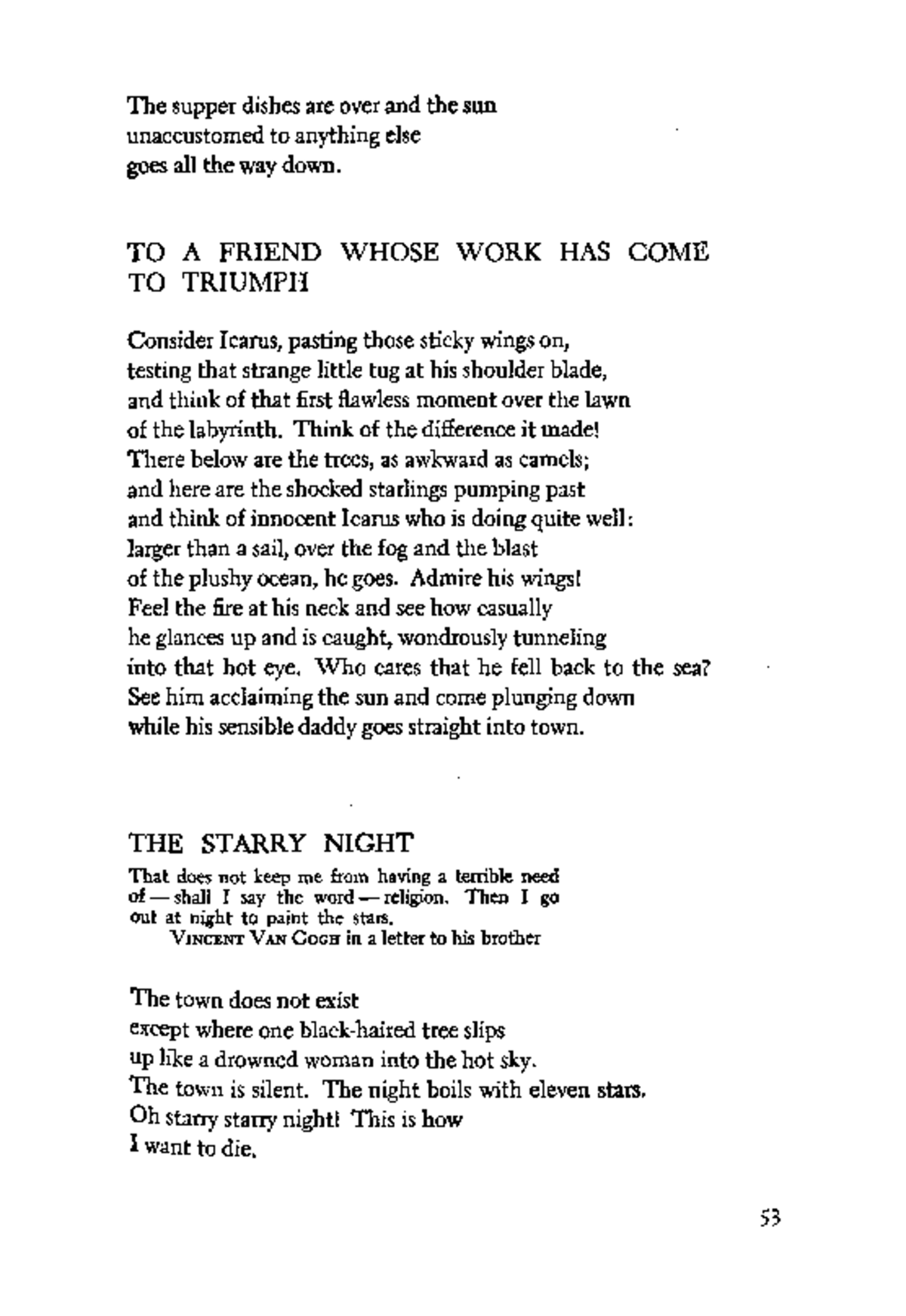 Anne Sexton - The Complete Poems 81 - The supper dishes are over and ...