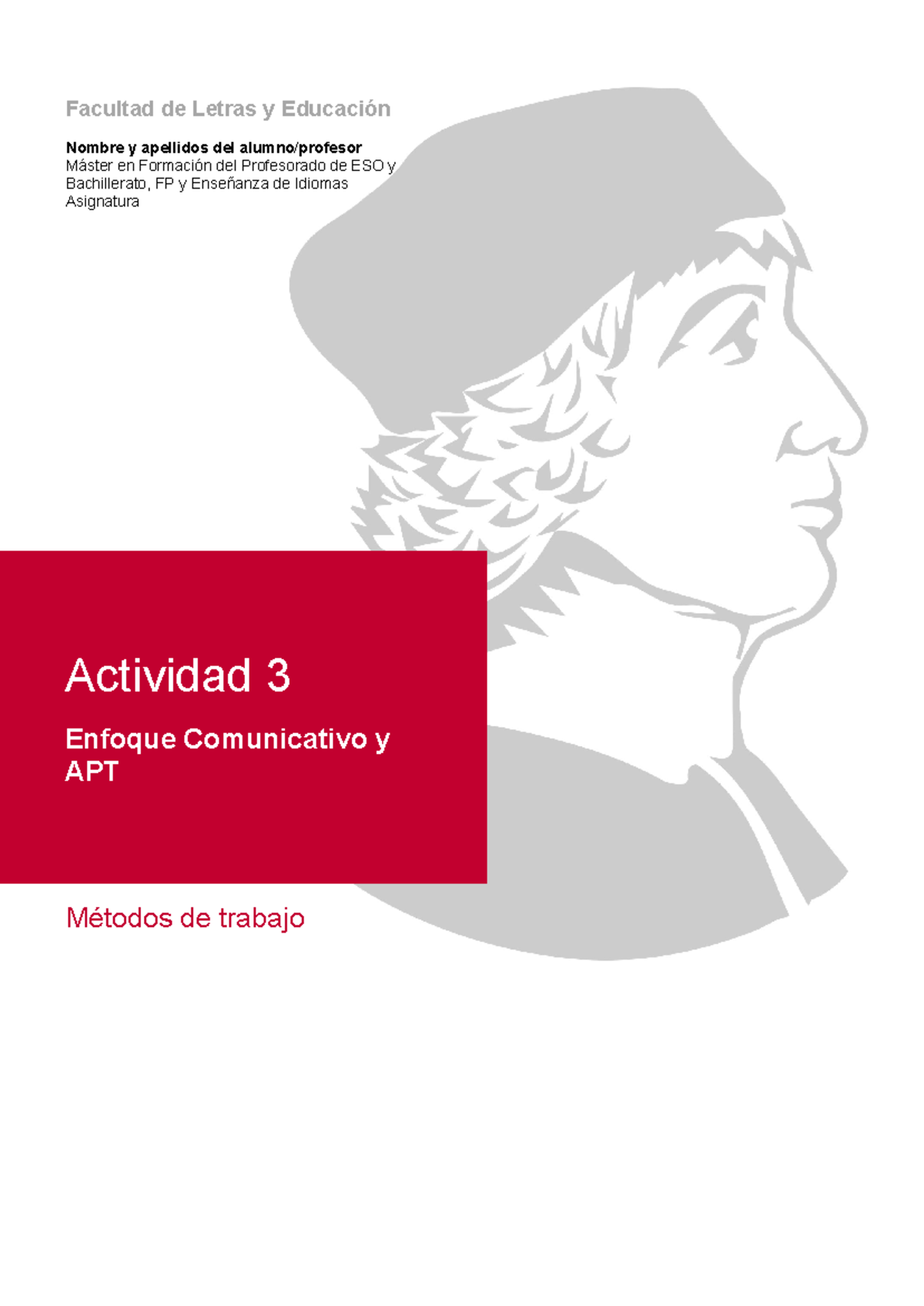 Carlos Valiente Fernández Actividad 3 Enfoque Comunicativo - Enfoque ...