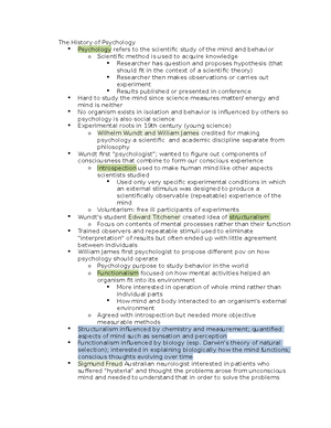 Psych 101 Ch7 Notes - PSY 101 - Studocu