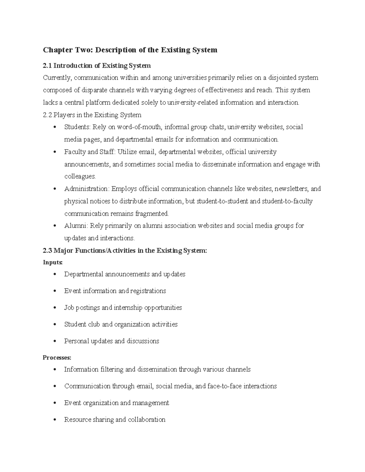 Chapter Two - software metrics - Chapter Two: Description of the ...