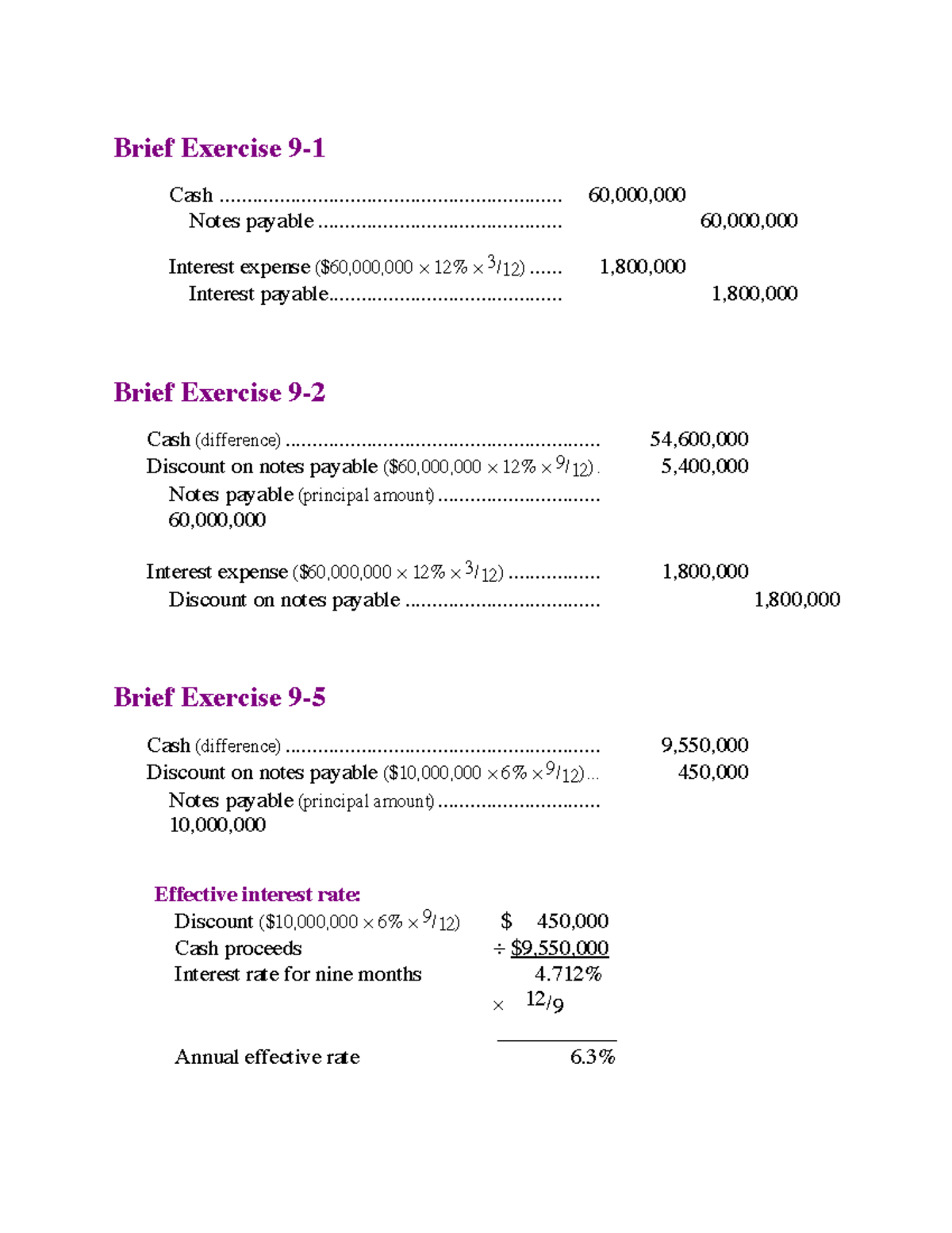 Current Liabilities N A Brief Exercise 9 Cash Studocu