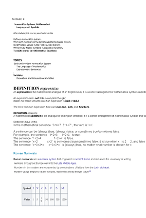 Module 1 MATH IN THE Modern World Students COPY - I. Class Orientation ...