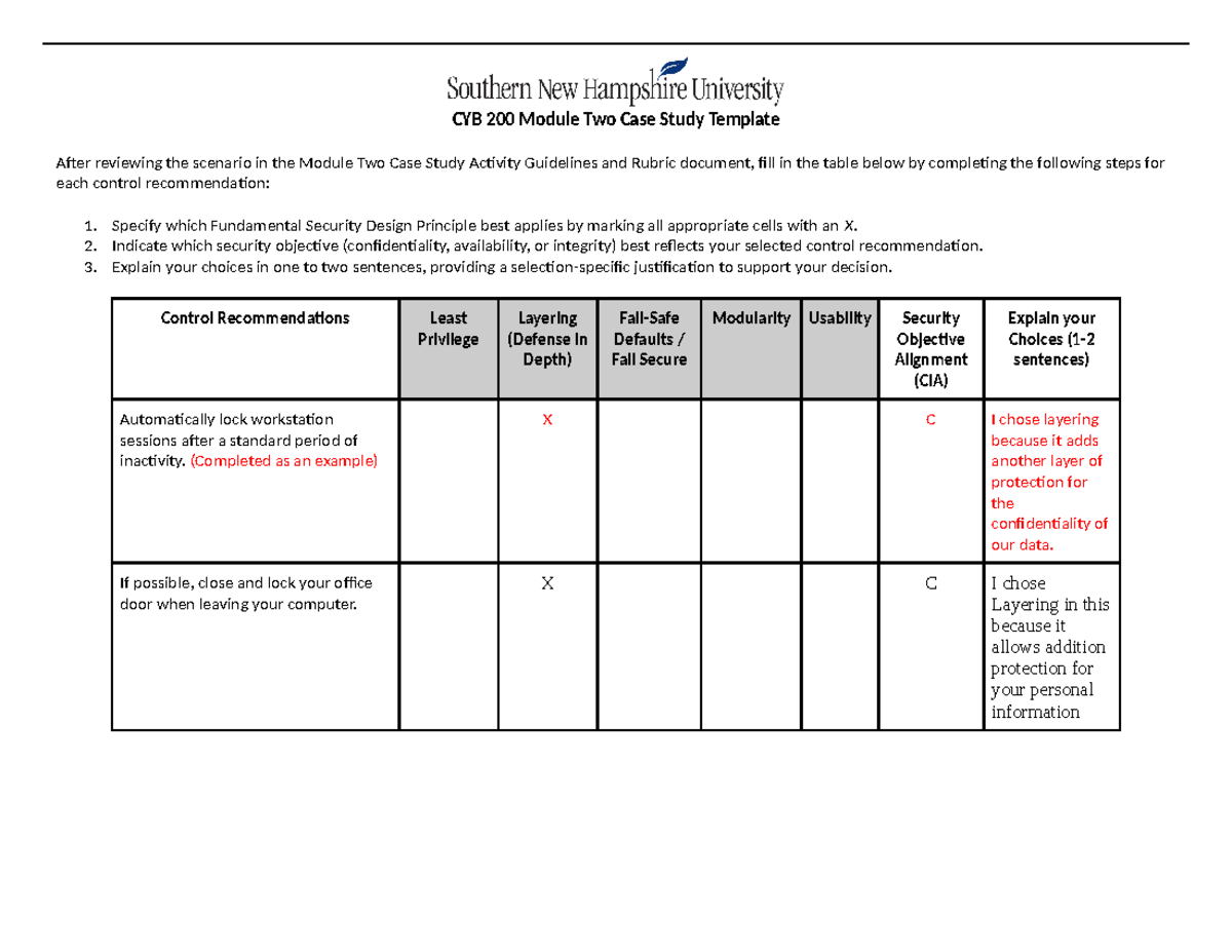 Cyb 200 2 3 Activity Branden Knight - CYB 200 Module Two Case Study ...