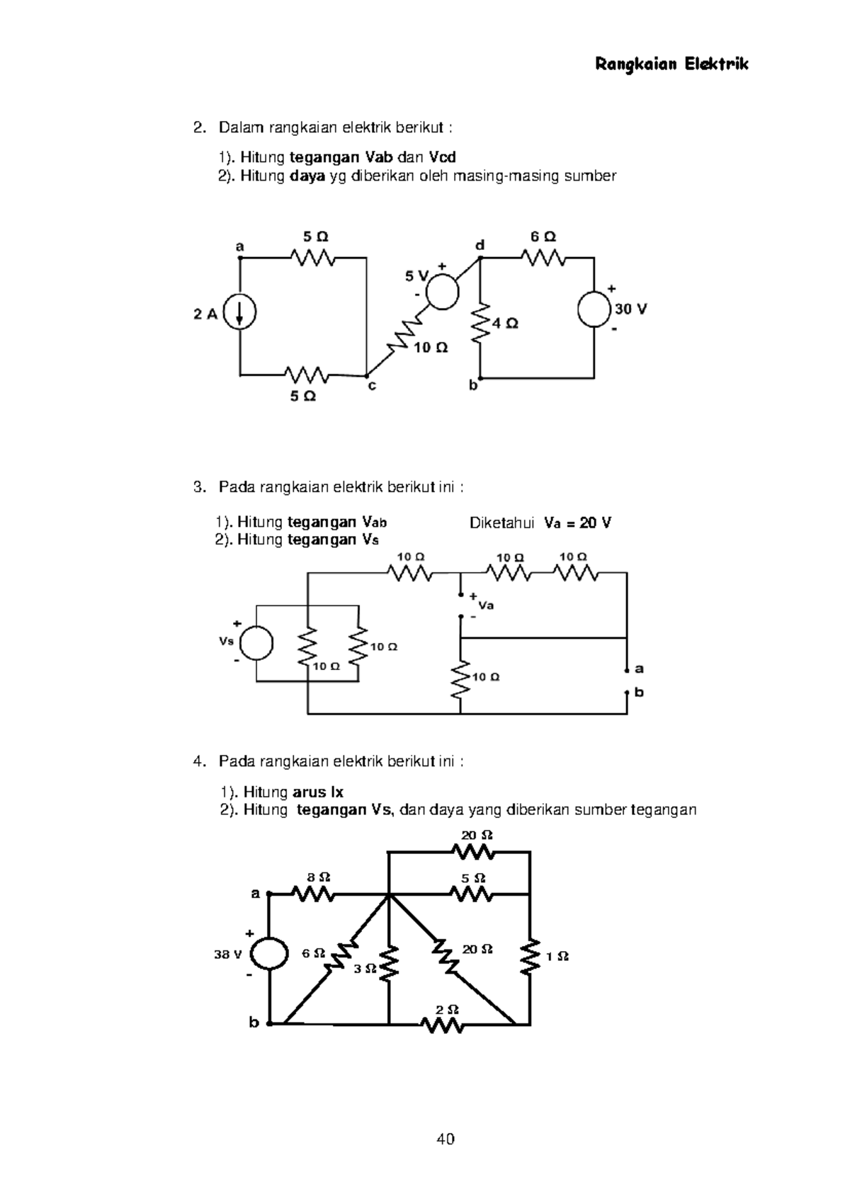 Rangkaian Elektrik pdf 14 - Rangkaian Elektrik 40 2. Dalam rangkaian ...