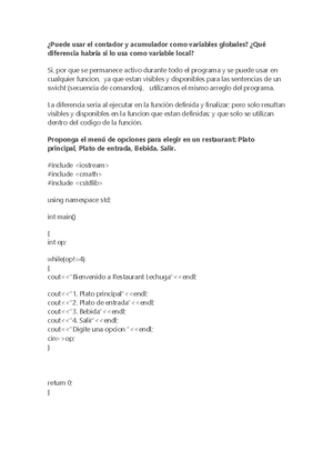 [Solved] Qu es una GUI Pregunta 4Respuesta a Una interfaz grfica de - programacion - Studocu