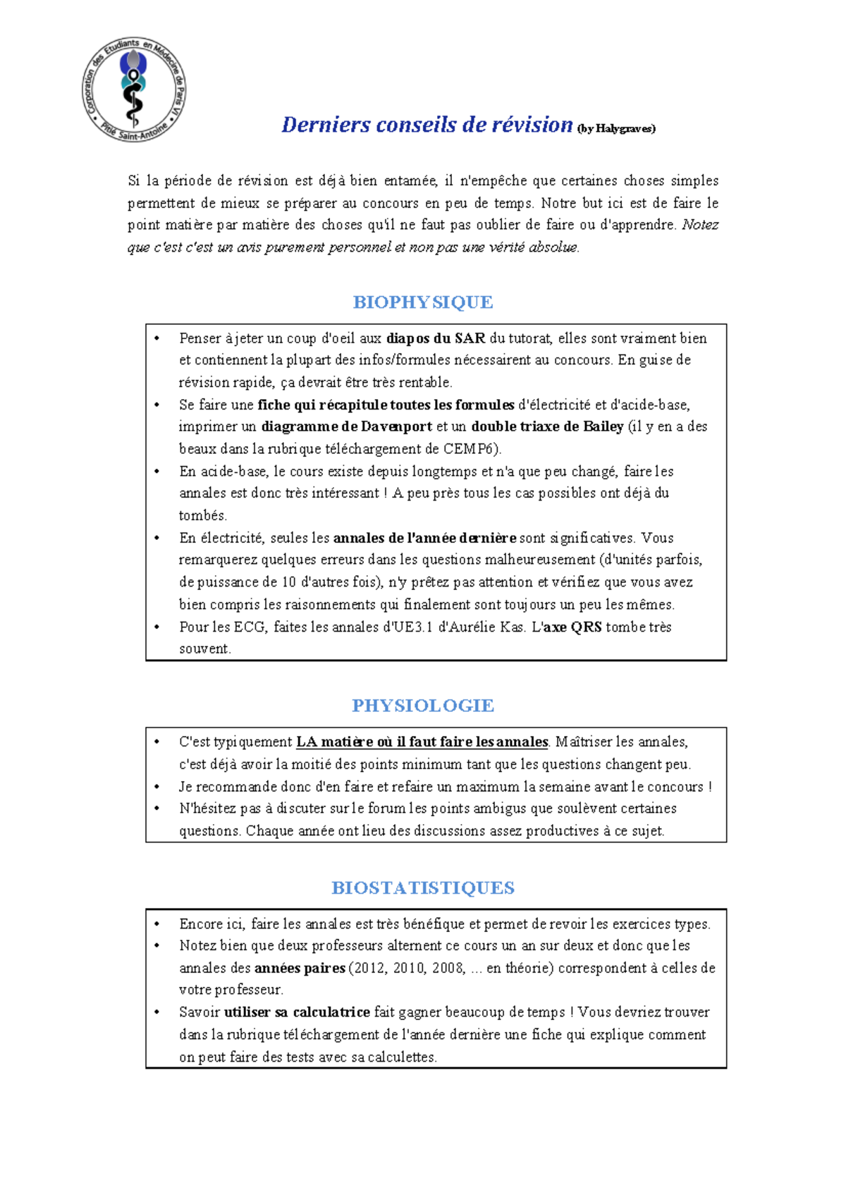 Révisions P1 - revision p1 - Derniersठ⃚conseilsठ⃚deठ⃚révision (by ...
