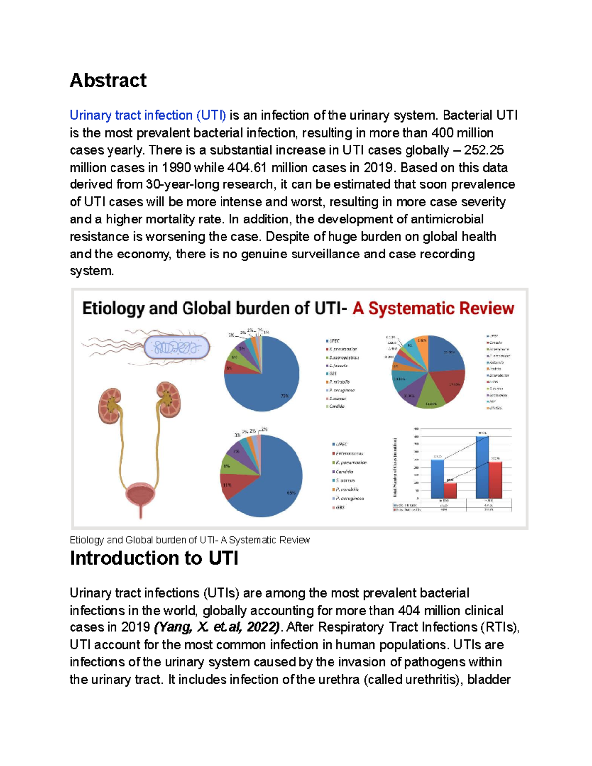 Abstract Infections - Abstract Urinary tract infection (UTI) is an ...