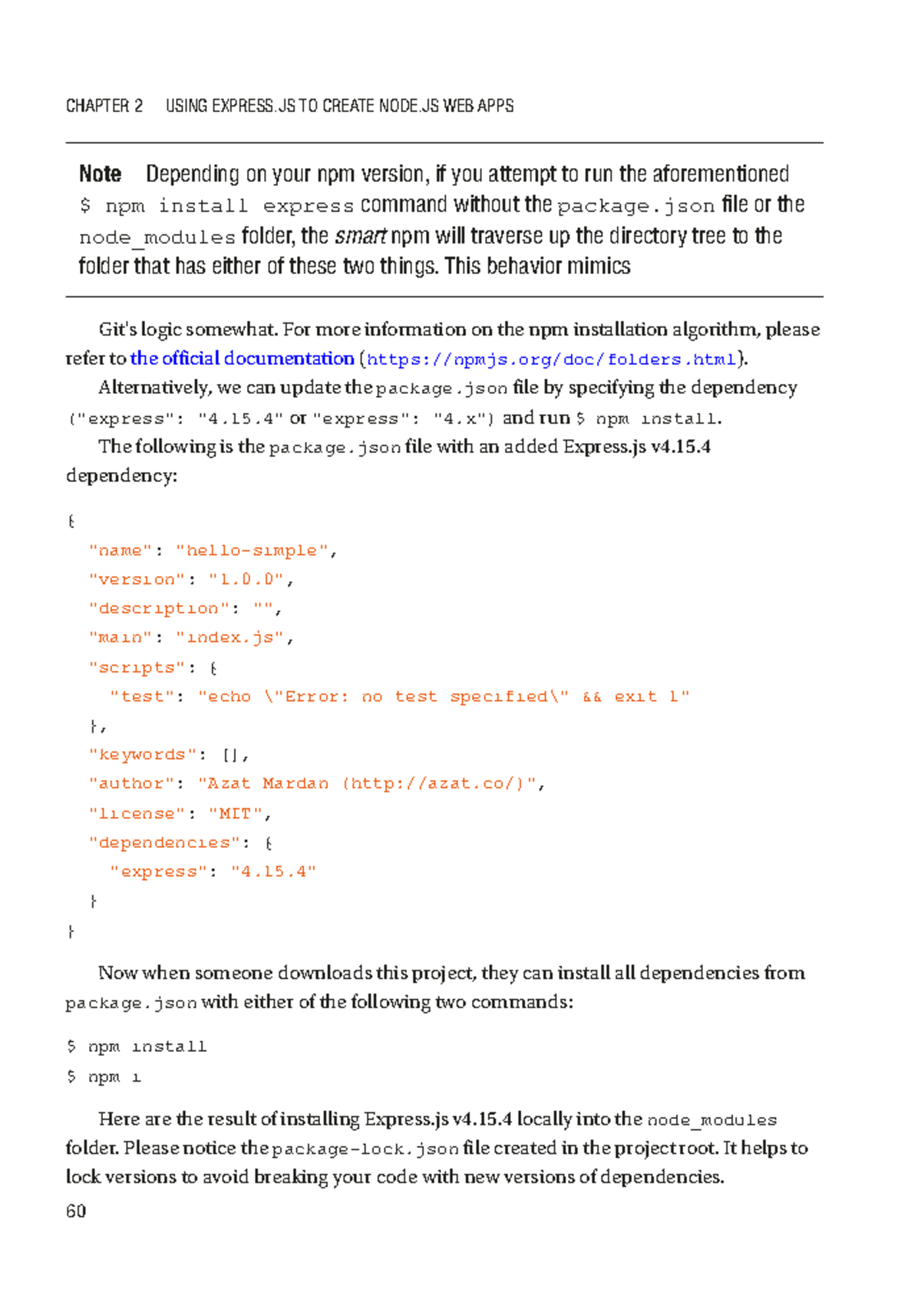 Practical Node Js 17 Note Depending On Your Npm Version If You Attempt To Run The 6258