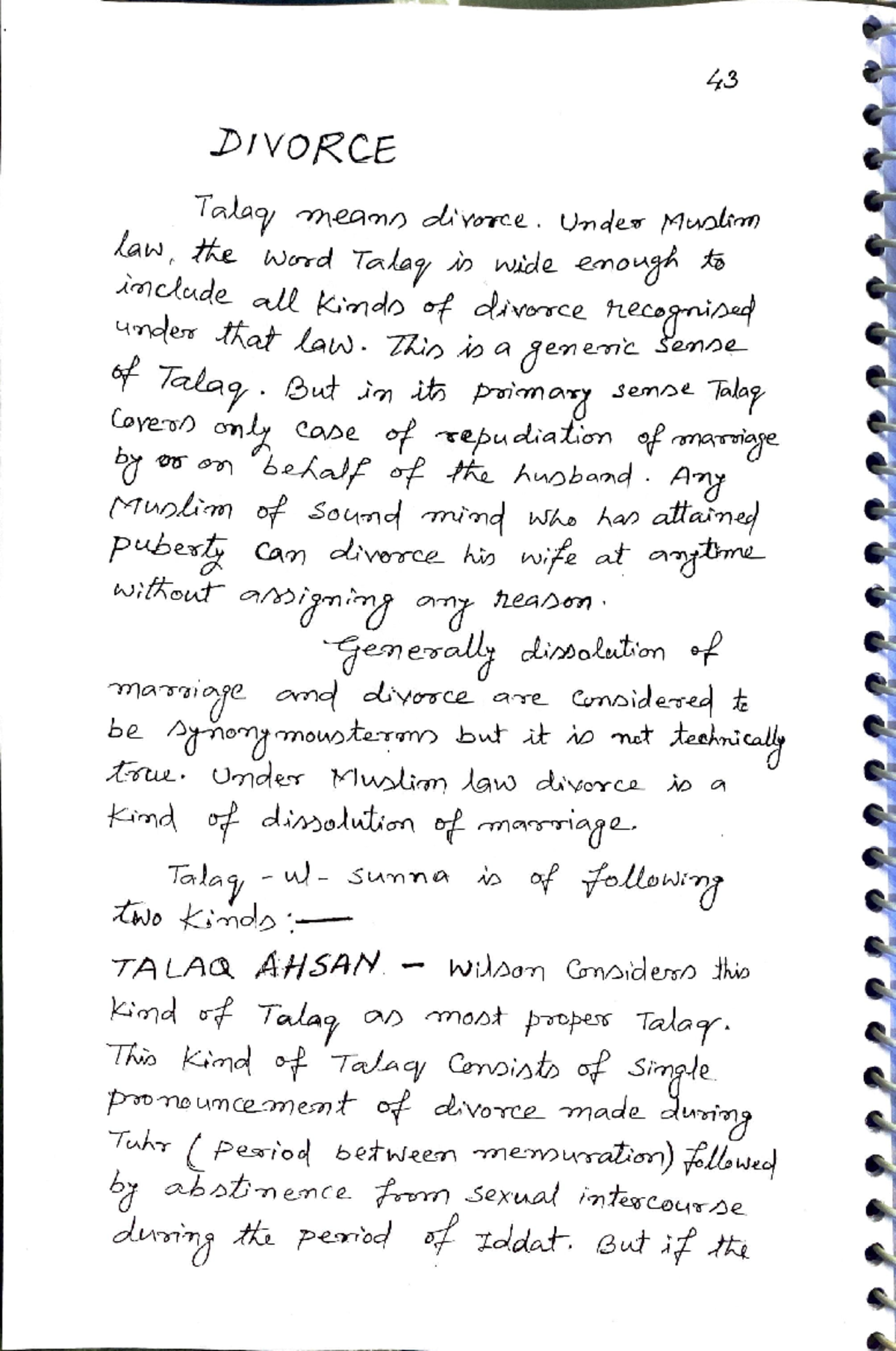 Divorce Muslim Law Easiest Way To Remember Written And Explained In