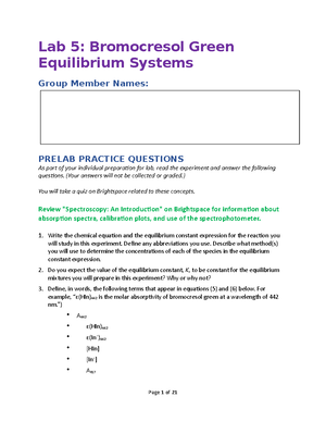 Lab 8 - CHM 116 Lab - Lab 8 : Acid-Base Equilibria, Part I Report Form ...