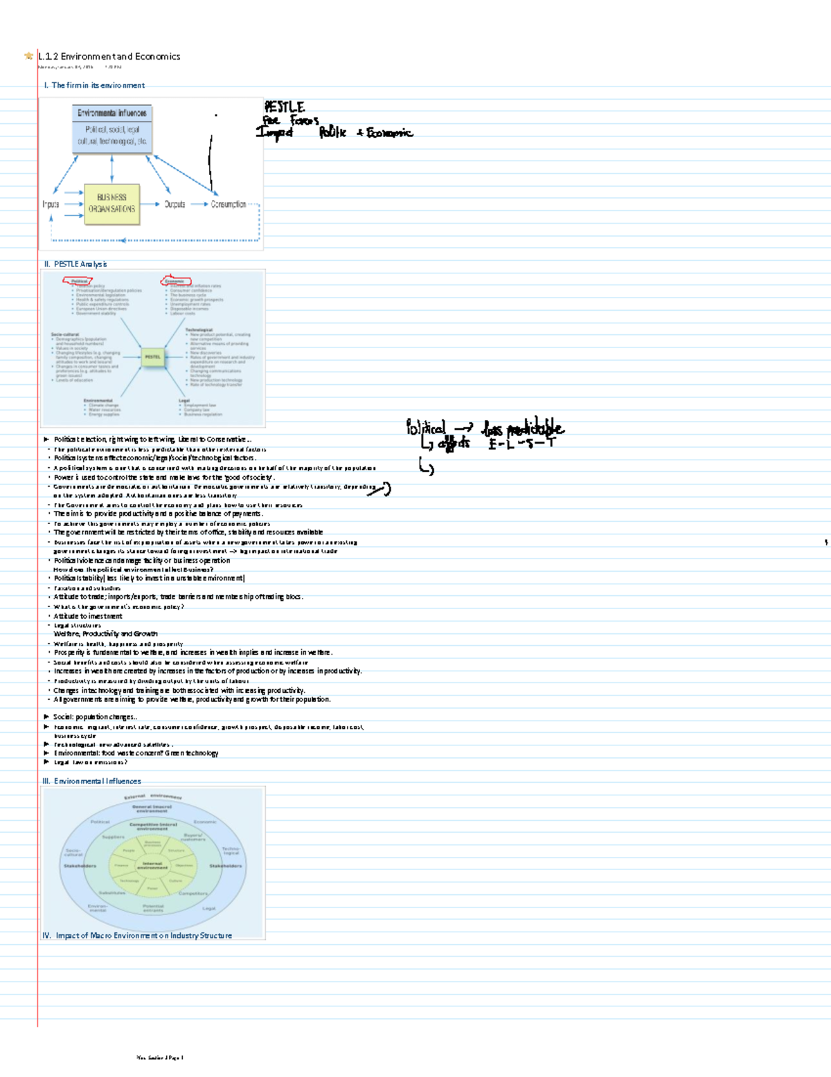 Introduction To Business - Summary - lecture 1 - 5 - Warning: TT: undefined function: 22 Warning ...