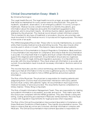 [Solved] A Clinical documentation improvement specialist CDIS serves an ...