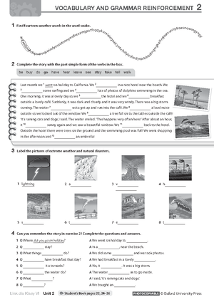 Junior Explorer 5 Unit 1 Test A group 1 - Junior Explorer 5 Unit 1 Test ...