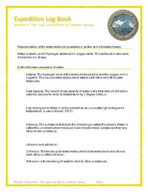 Log Book 7 Ocean Science - Expedition Log BookExpedition Log Book ...