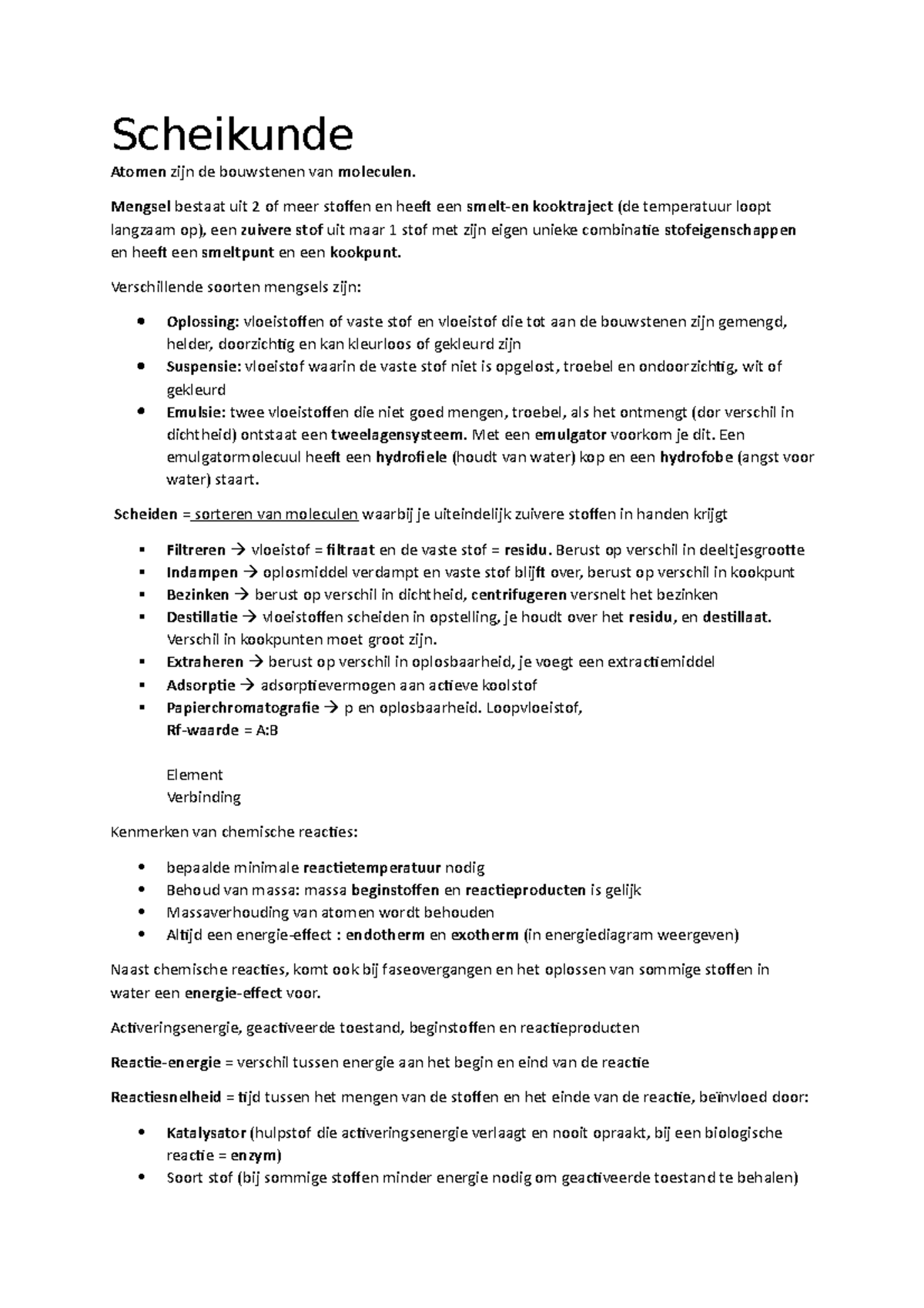 Scheikunde - Chemie overal - VWO 4 - Scheikunde Atomen zijn de ...