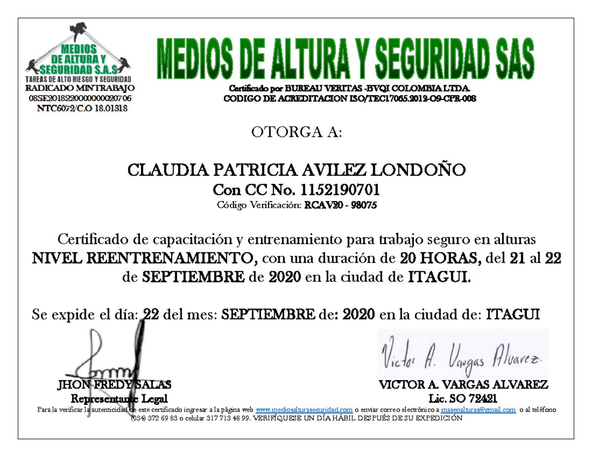 Certificado por Bureau Veritas - Certificado por BUREAU VERITAS -BVQI ...
