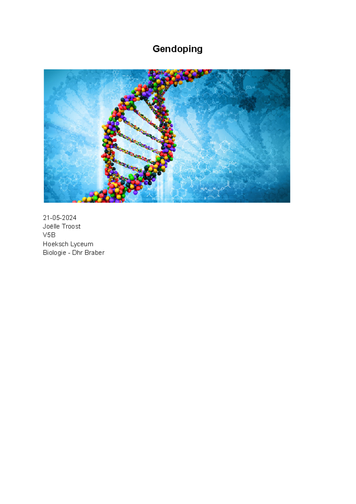 Gendoping - Google Documenten - Gendoping 21-05- Joëlle Troost V5B ...