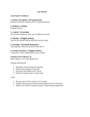 Braden Scale template Charles & Edward - Header BRADEN SCALE FOR ...