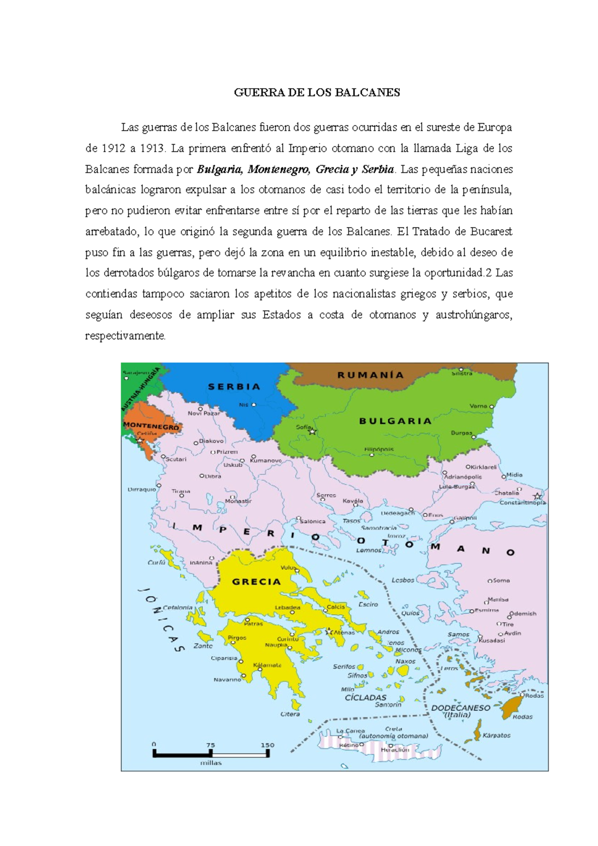 Guerra DE LOS Balcanes - GUERRA DE LOS BALCANES Las guerras de los ...