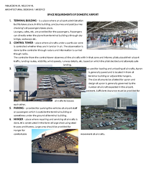 Airport design standards - 3 Airfield Design OVERVIEW The basic ...