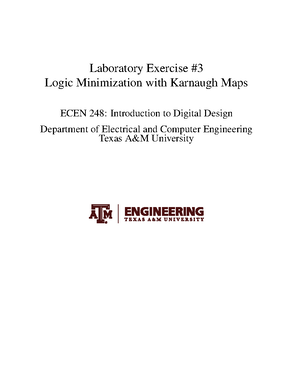 Lab4 honors - digital design lab - Rudimentary Adder Circuits ECEN 248: Introduction to Digital ...