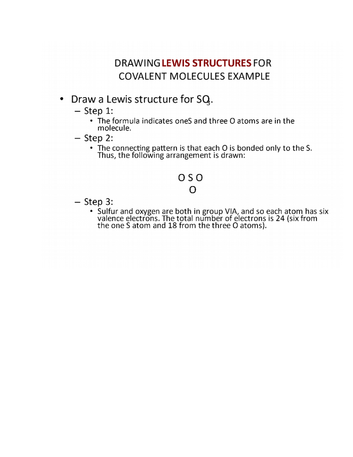 Chapter 5- Drawing Lewis Structures - CHM 1020C - Studocu