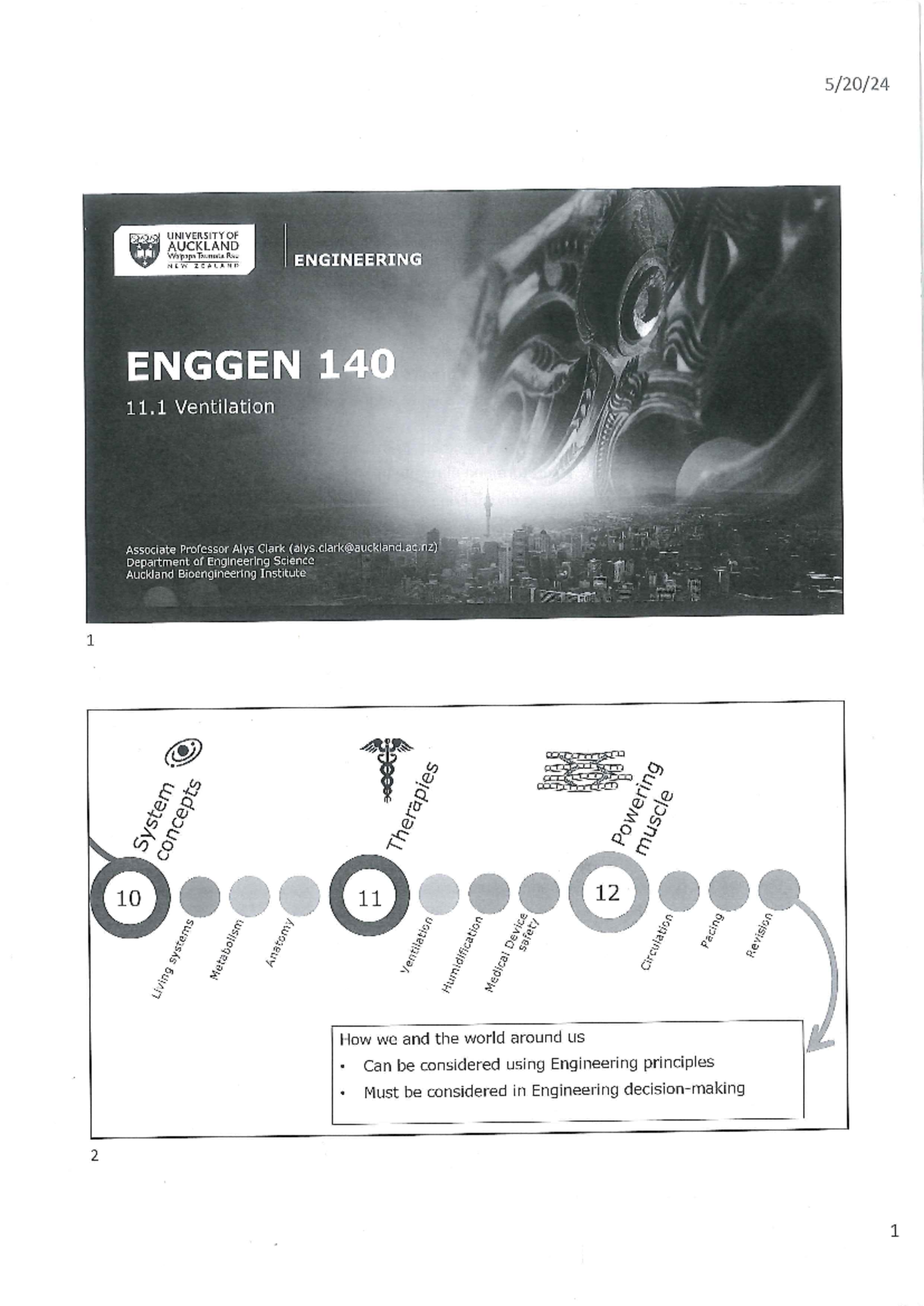 Lecture 11 - Engineering Biology and Chemistry - Studocu