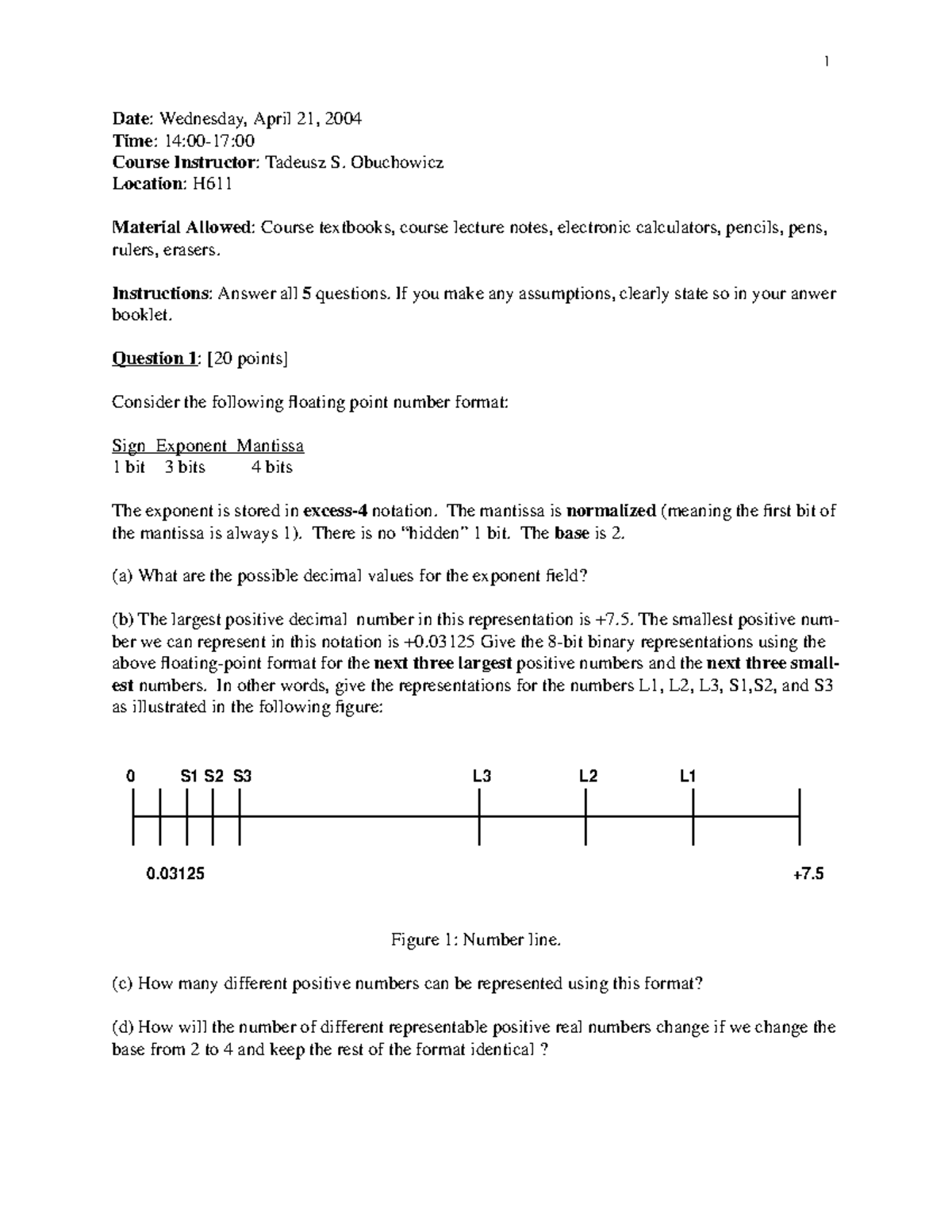 Final winter 2004 - Date: Wednesday, April 21, 2004 Time: 14:00-17 ...