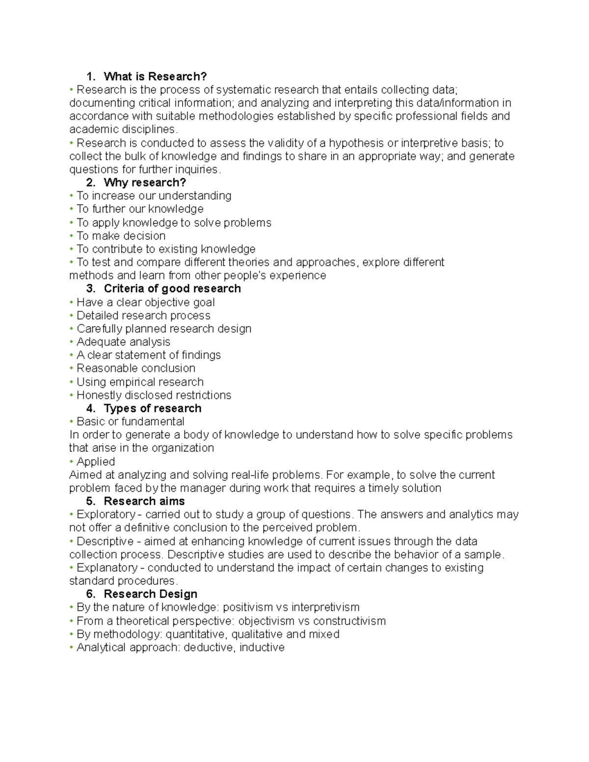 Midterm - History and Philosophy of Research Methods - What is Research ...