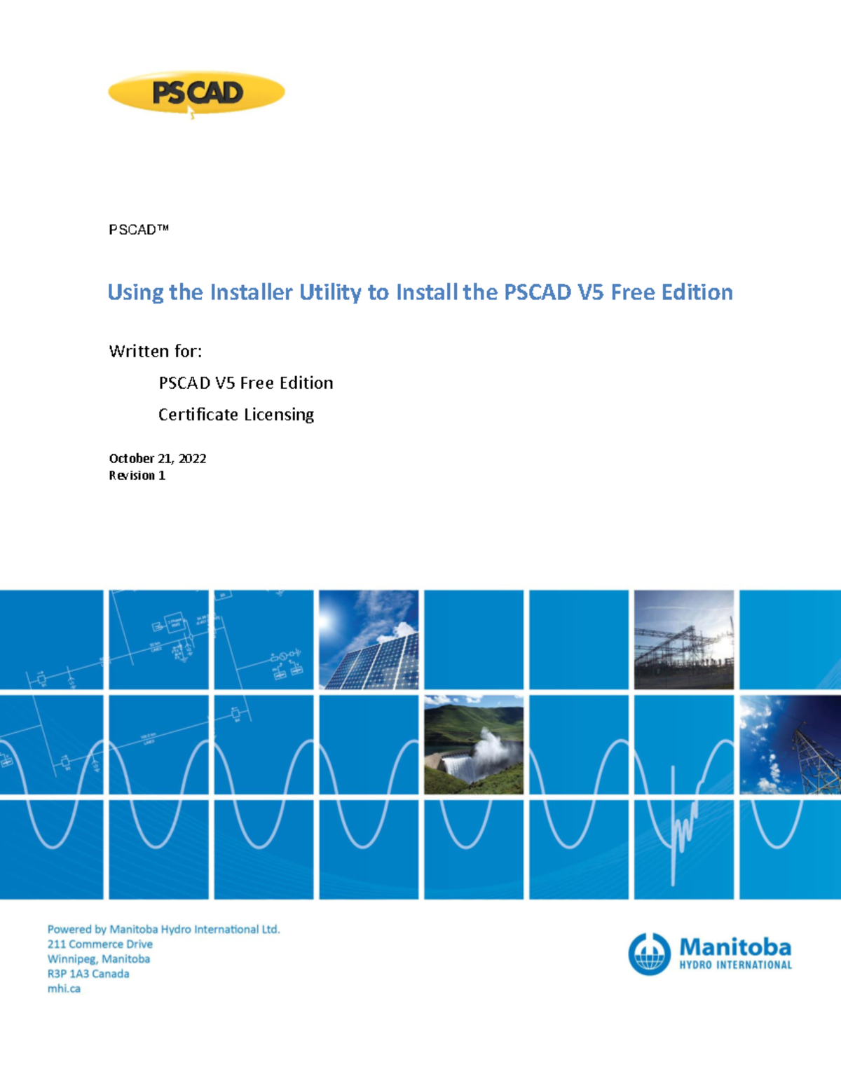 ky thuat co dien tu - PSCAD™ Using the Installer Utility to Install the ...