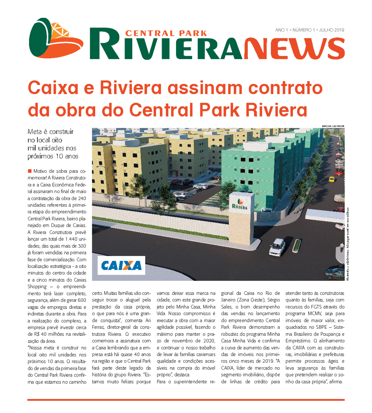 Central Park Riviera - Jornal de Publicidade - ANO 1 • NÚMERO 1 • JULHO ...