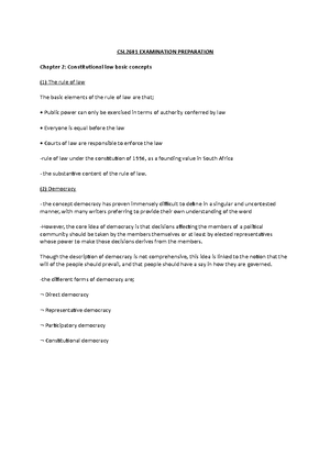 CSL2601- Study Guide - Textbook - CSL2601 - Unisa - Studocu