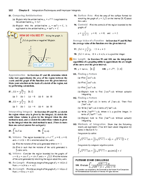CALC 11 - CALC 11 NOTES - 306 Chapter 4 Integration Finding an ...