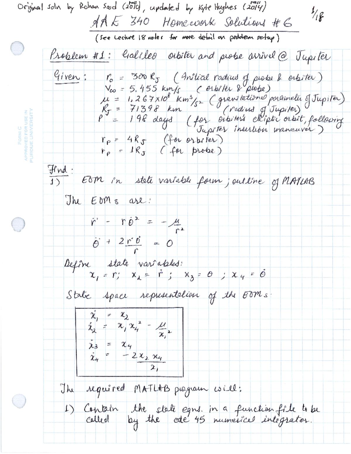 Aae340 hw6 solution - AAE 34000 - Studocu