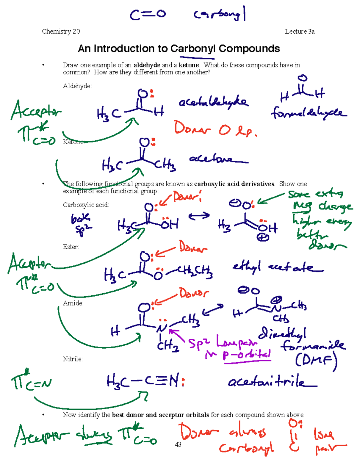 Chem 20 Lectures 2021-Module 3-annotated - Chemistry 20 Lecture 3a An ...