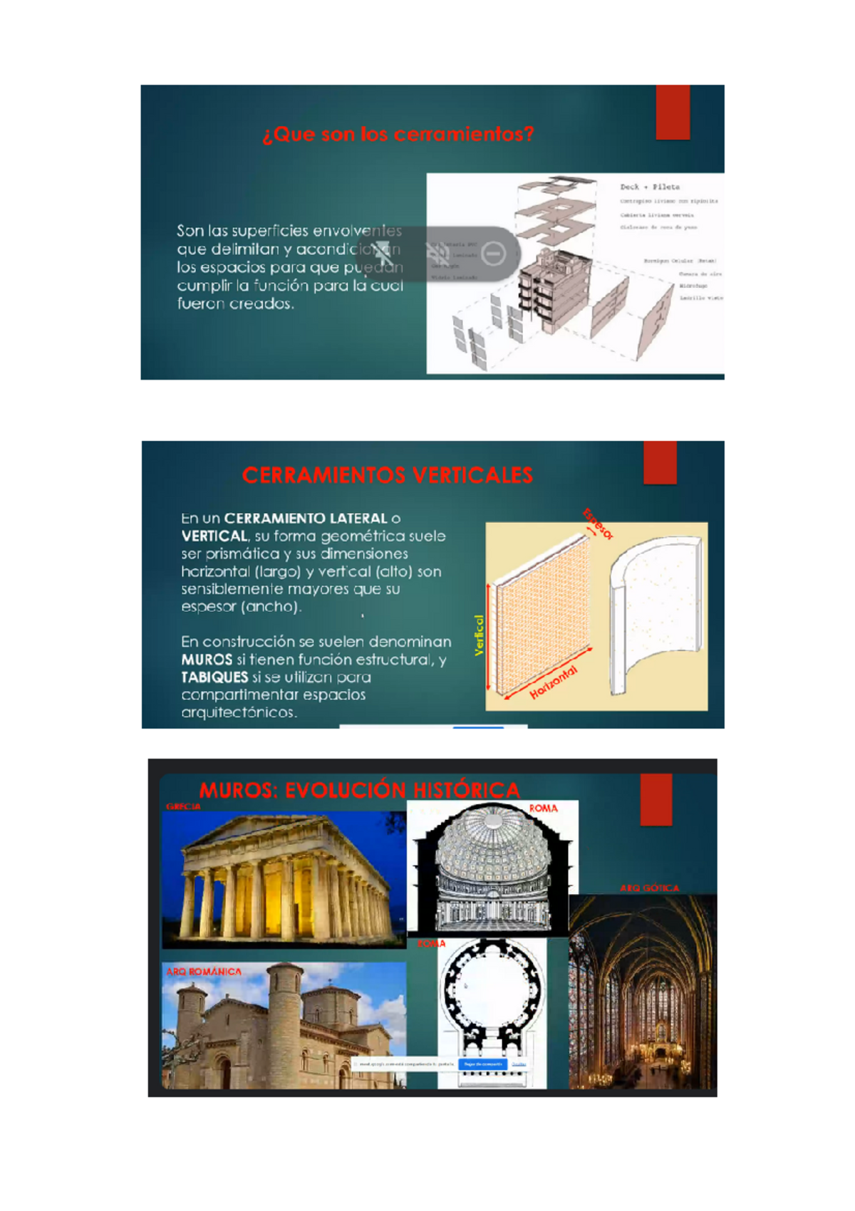 Cerramientos verticales-sist constru 1 - Sistemas Constructivos 1 - Studocu