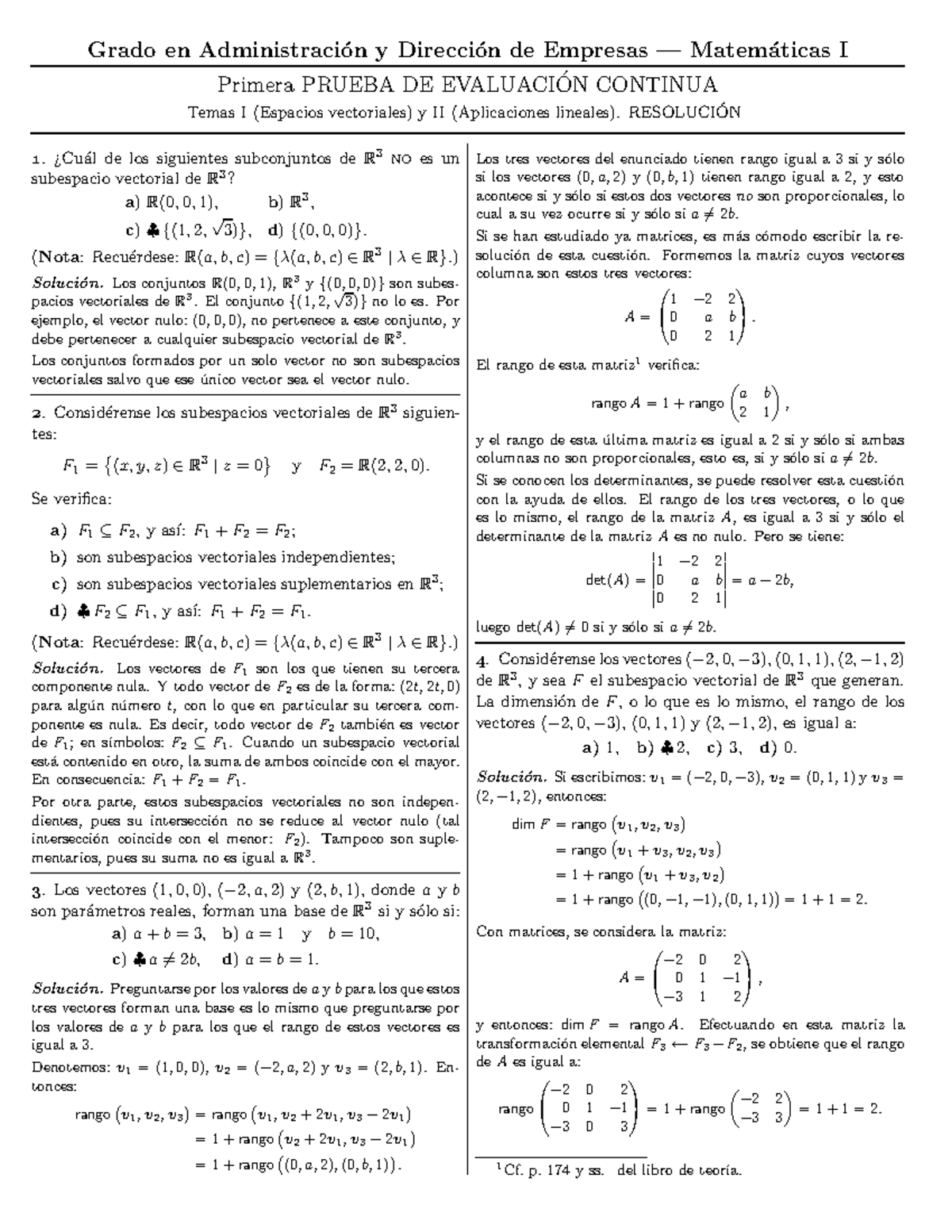 PEC-1 (resolución completa) 2011 - Grado en Administraci ́on y Direcci ́on de Empresas — Matem ...