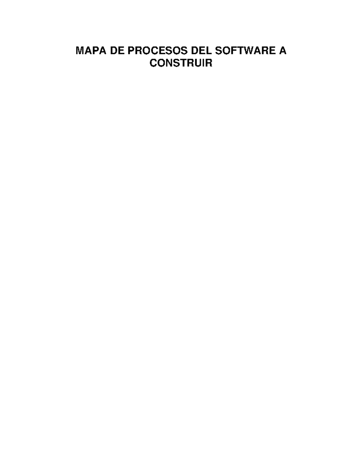 Mapa de procesos del software a construir - MAPA DE PROCESOS DEL ...