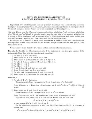 practice problems ch 5 w23 - MATH 271 DISCRETE MATHEMATICS PRACTICE ...