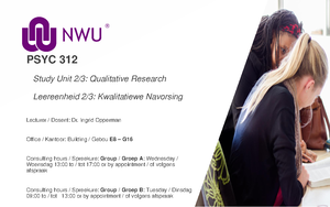 SU 3 L - Maree, K. (Ed.) (2019). First Steps in Research (3rd edition ...