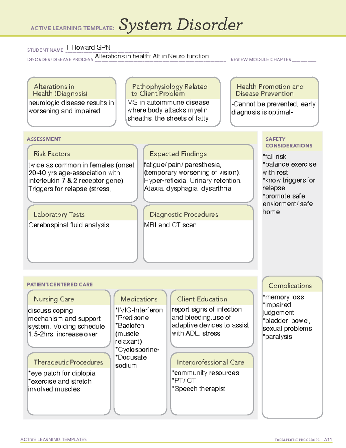 Engage Alt in Neuro function - ACTIVE LEARNING TEMPLATES THERAPEUTIC ...